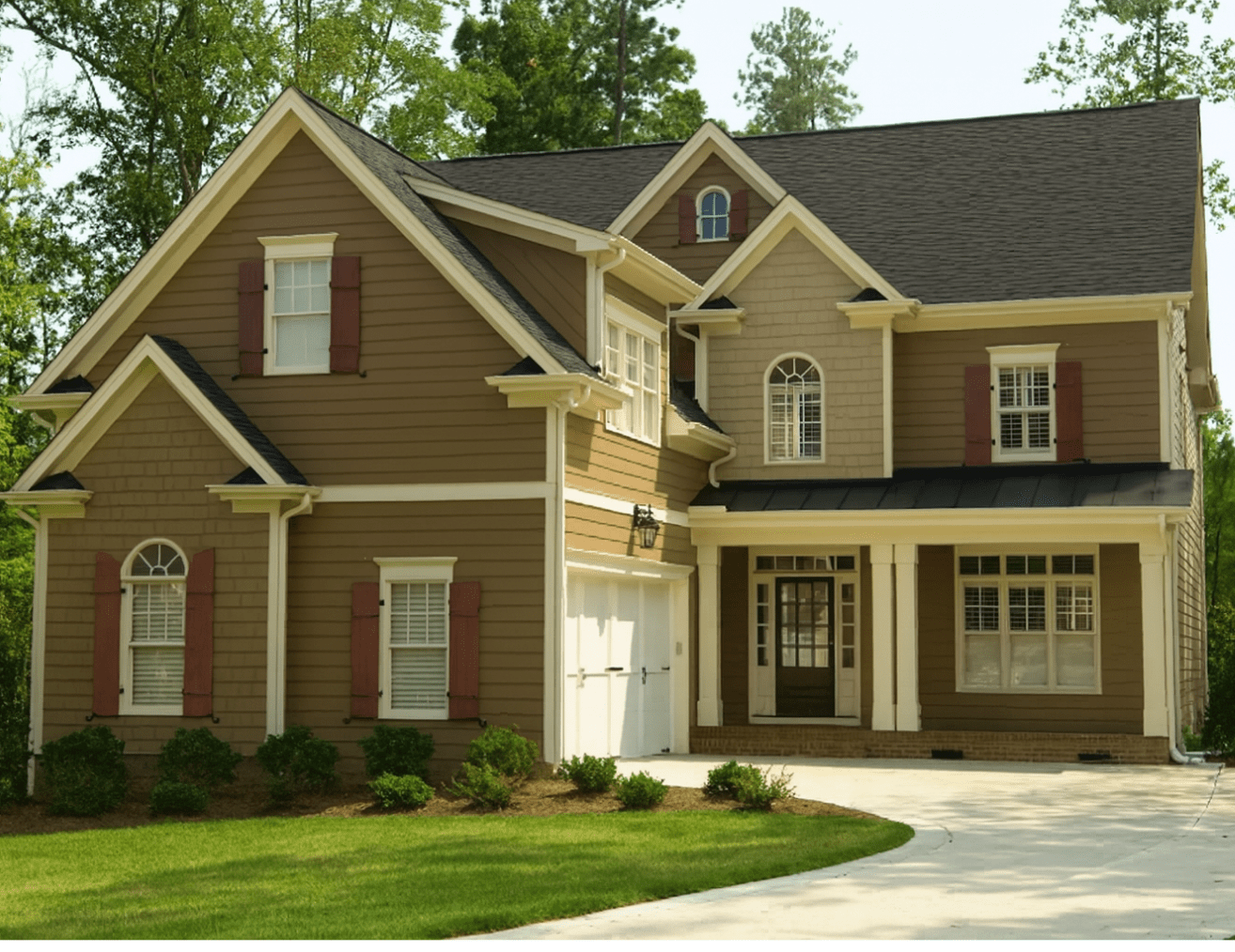 Brown House Exterior Color Schemes for Florida Homes